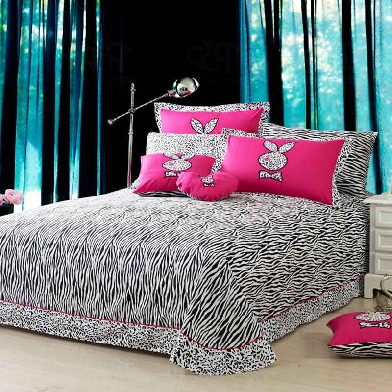 Playboy Leopard Print Bedding Set EBeddingSets Playboy Leopard Print Bedding Set EBeddingSets