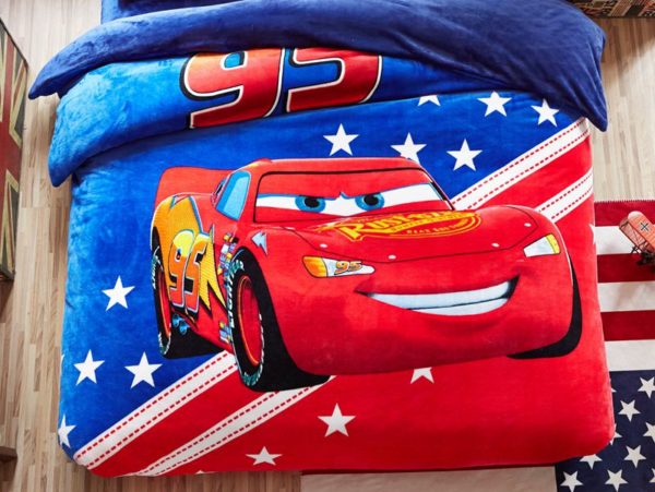 Disney Cars Film Themed Kids Bedding Set Twin Queen Size