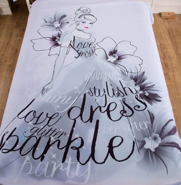 Disney Princess Cinderella Stencil Art Bedding Set