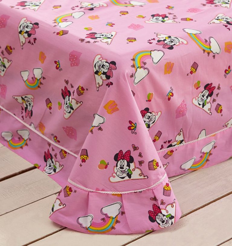 Girls Minnie Mouse Bedding Set Twin Queen Size