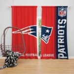 NFL New England Patriots Bedroom Curtain