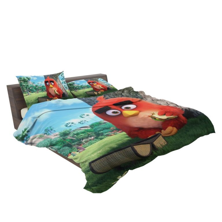 Red Angry Birds Movie Bedding Set