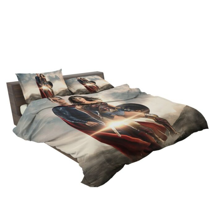 Superman And Wonder Woman Bedding Set