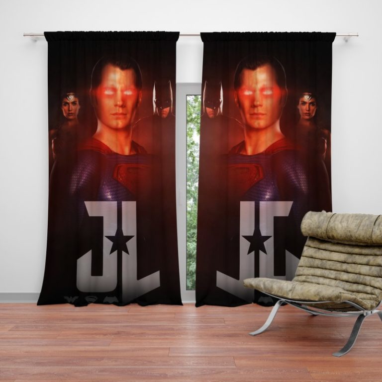 Wonder Woman Superman Batman Curtain