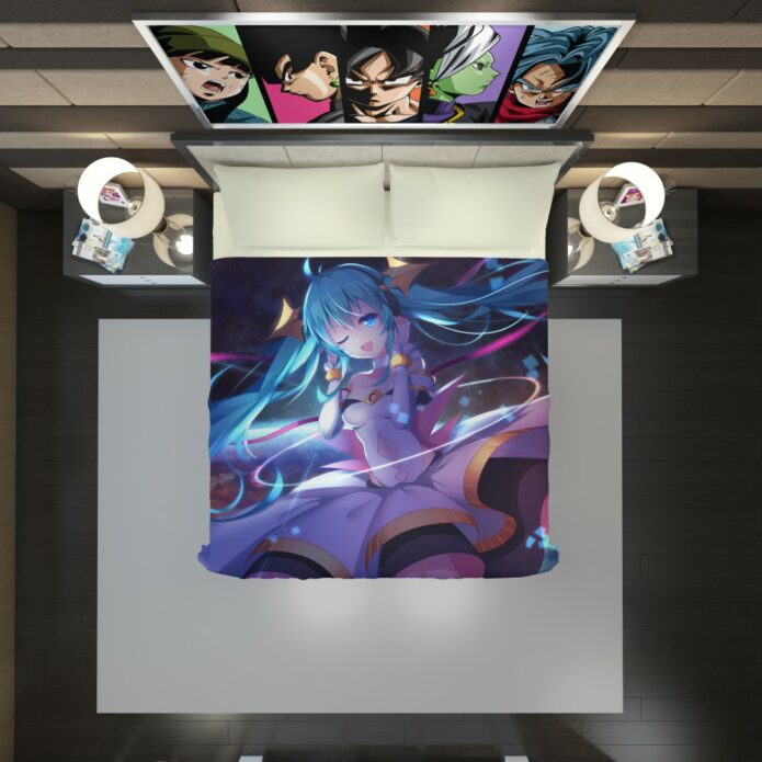 Anime Girl Hatsune Miku Duvet Cover
