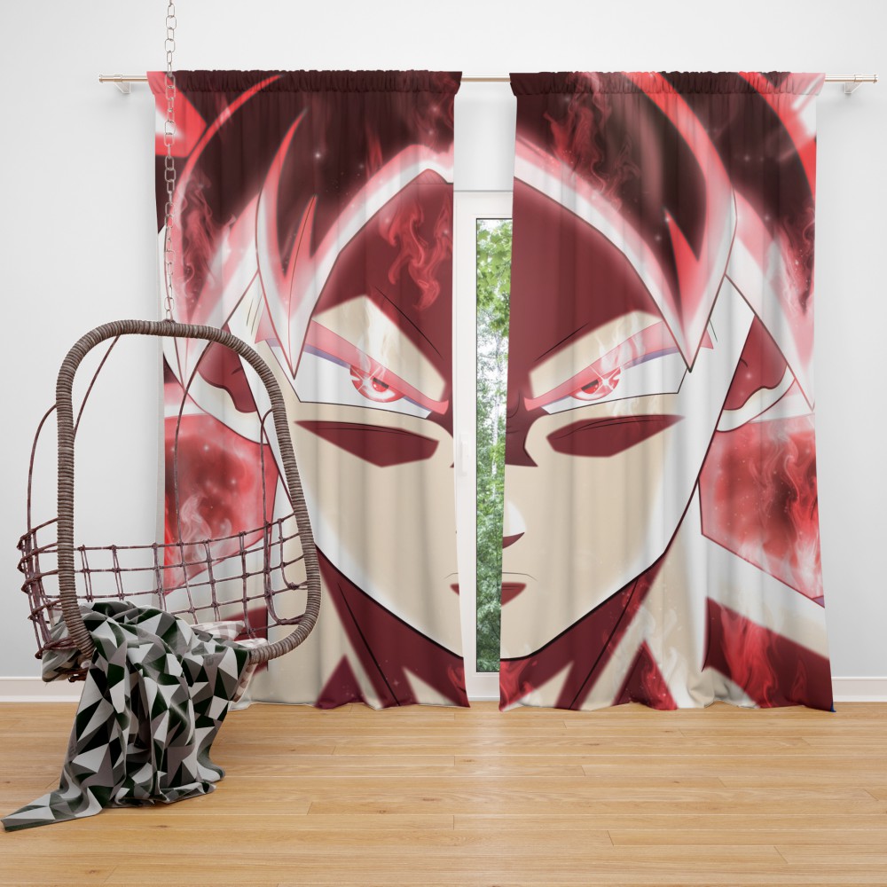 Goku Dragon Ball Super Japanese Anime Bedroom Window Curtain | EBeddingSets