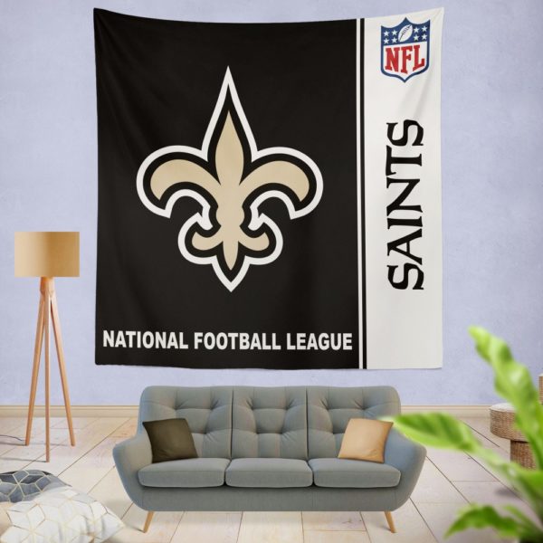 NFL New Orleans Saints Bedroom Curtain
