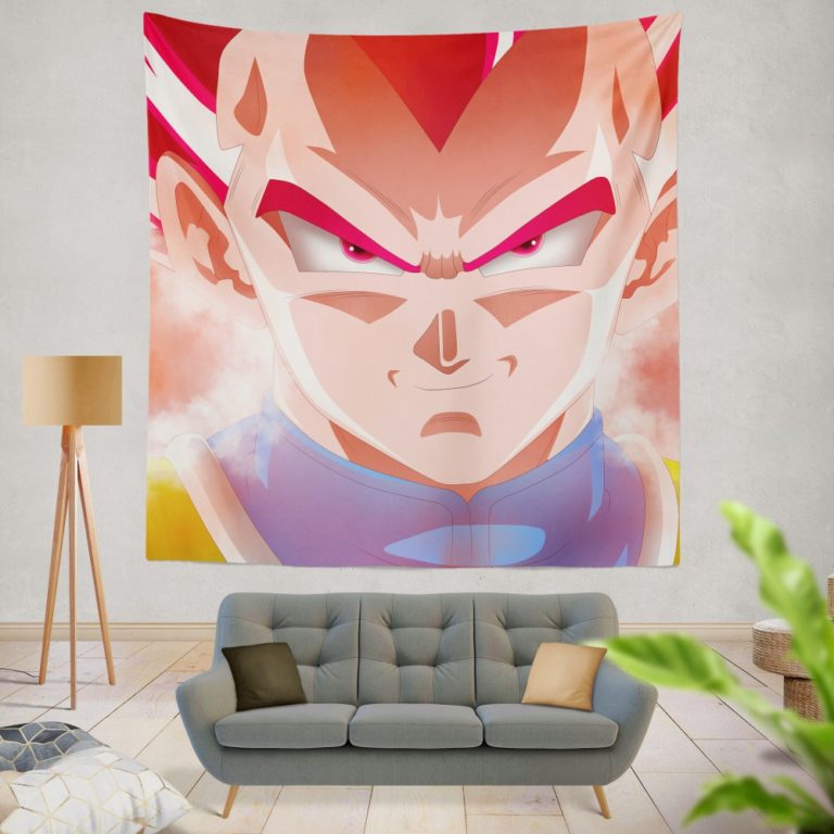 Vegeta Dragon Ball Super Anime Wall Hanging Tapestry | EBeddingSets