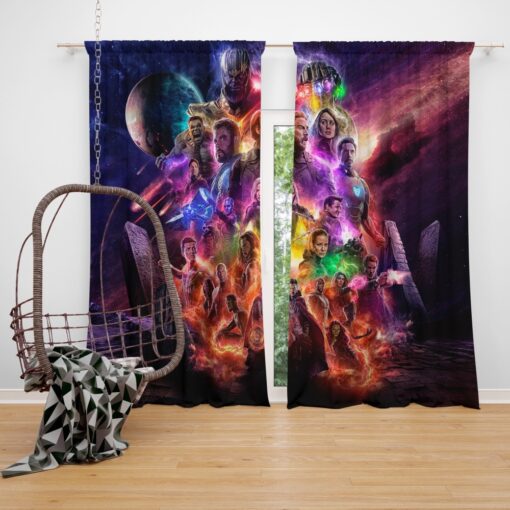 Avengers Endgame The Avengers Marvel MCU Shower Curtain