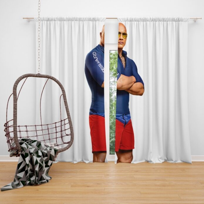 Baywatch Movie Actor Baywatch Dwayne Johnson Man Muscle Wall Hanging ...