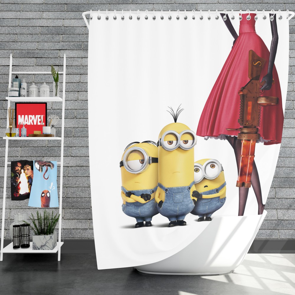 Bob Stuart Kevin Minions MovieShower Curtain