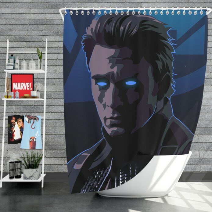 Captain America Avengers Endgame Movie Marvel Comics Window Curtain