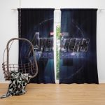 MCU Avengers Endgame Movie Marvel Comics Shower Curtain