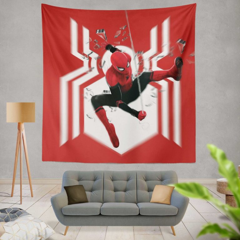 MCU Spider-Man Far From Home Window Curtain