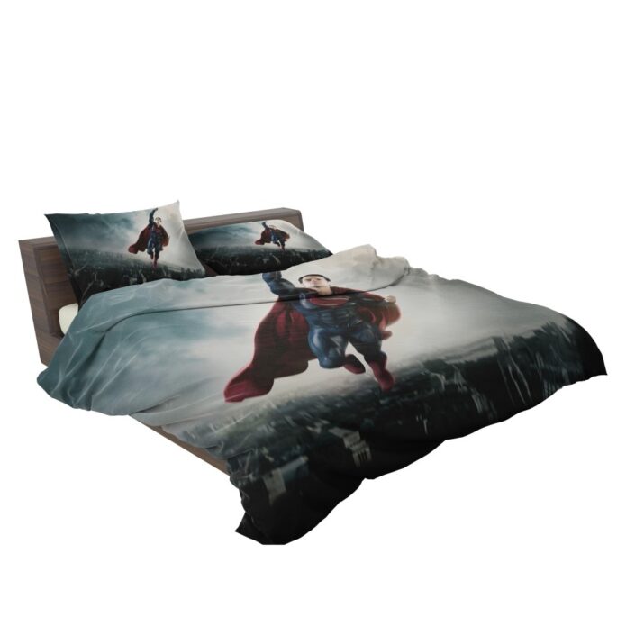 Man Of Steel Movie Superman Bedding Set