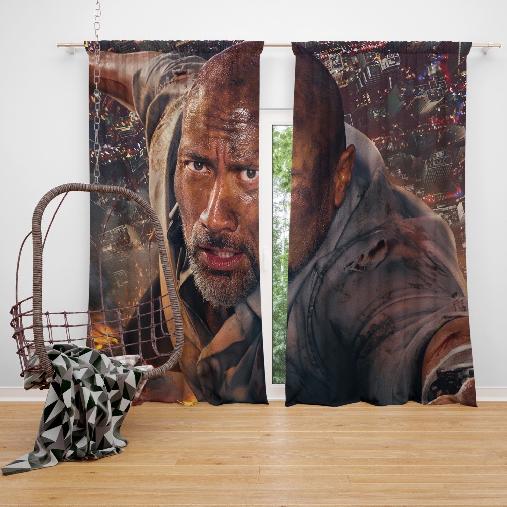 Skyscraper Movie Dwayne Johnson Bedding Set