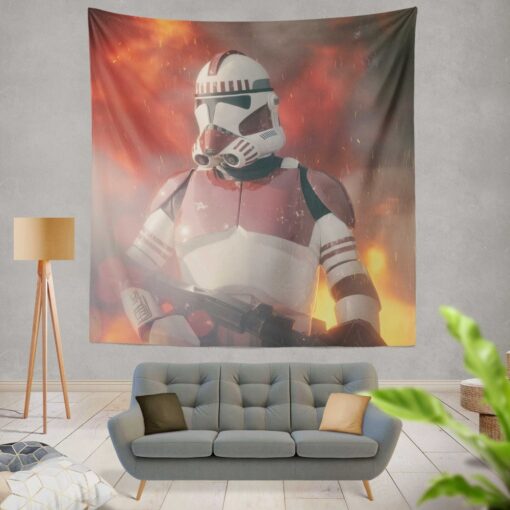 Star Wars Movie Clone Trooper Shock Trooper Window Curtain