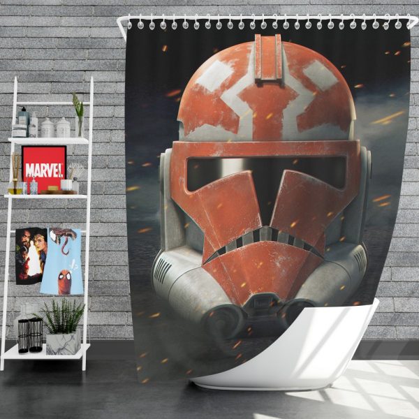 Star Wars The Clone Wars TV Show Clone Trooper Window Curtain