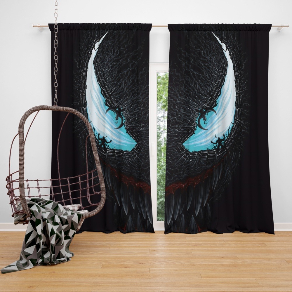 Venom Movie Riot Marvel Comics Shower Curtain