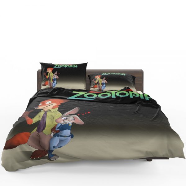 Zootopia Movie Judy Hopps Nick Wilde Shower Curtain
