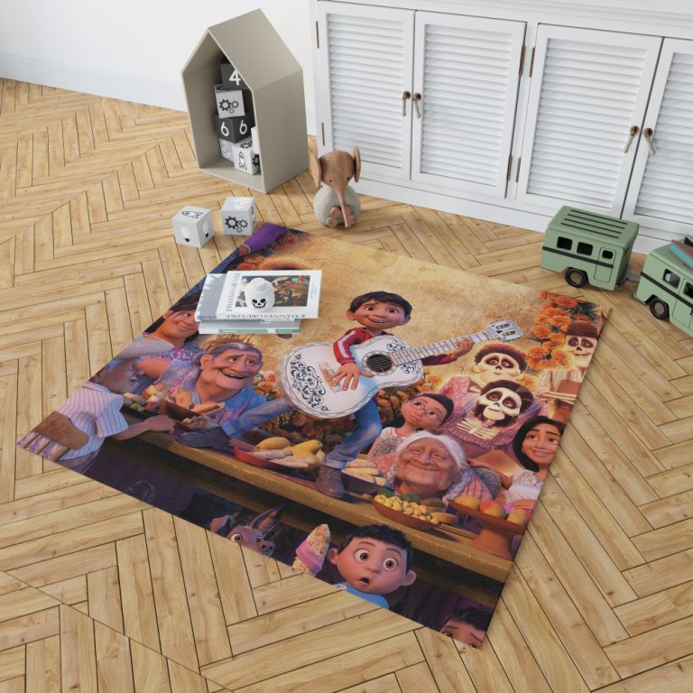 Coco Movie Fantasy Bedroom Living Room Floor Carpet Rug