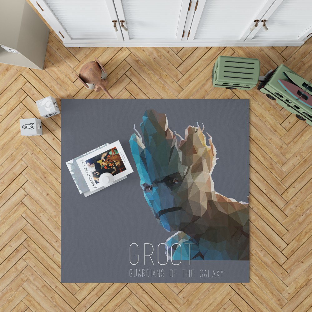 Groot In Guardians Of The Galaxy Movie Marvel Bedroom Living Room Floor ...