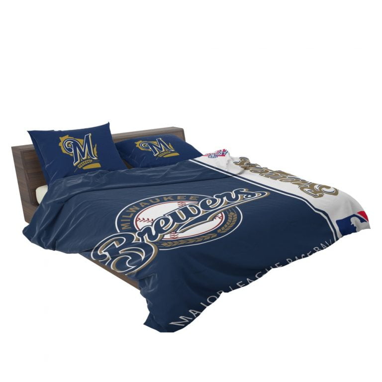 Milwaukee Brewers MLB Baseball National League Bedding Set