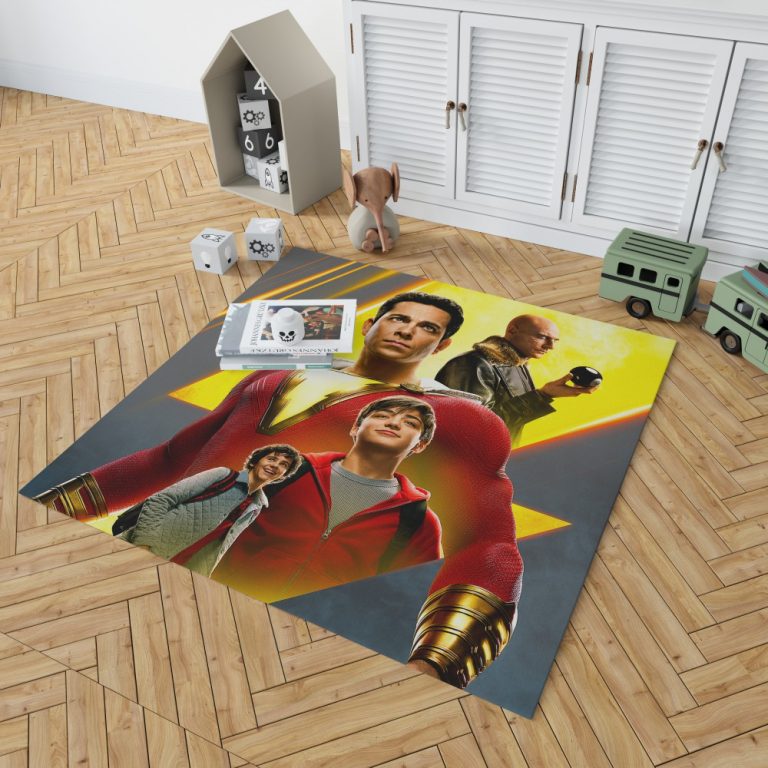 Shazam Movie DC Comics Zachary Levi Mark Strong Bedroom Living Room ...