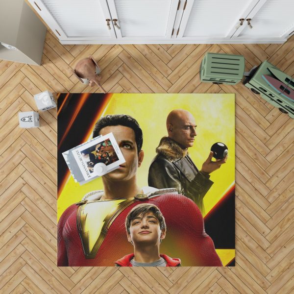Shazam Movie Zachary Levi Mark Strong Asher Angel Bedroom Living Room ...