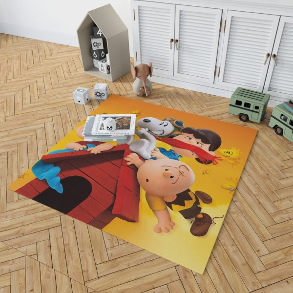 The Peanuts Animation Movie Bedroom Living Room Floor Carpet Rug