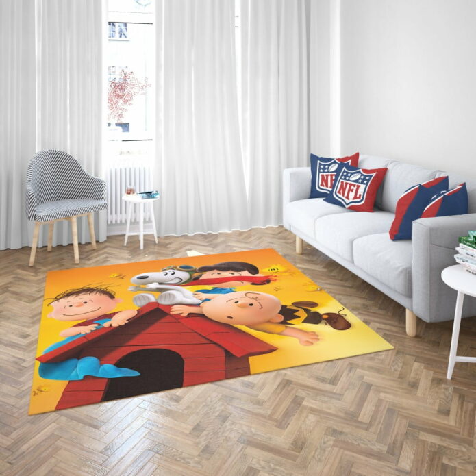 The Peanuts Animation Movie Bedroom Living Room Floor Carpet Rug