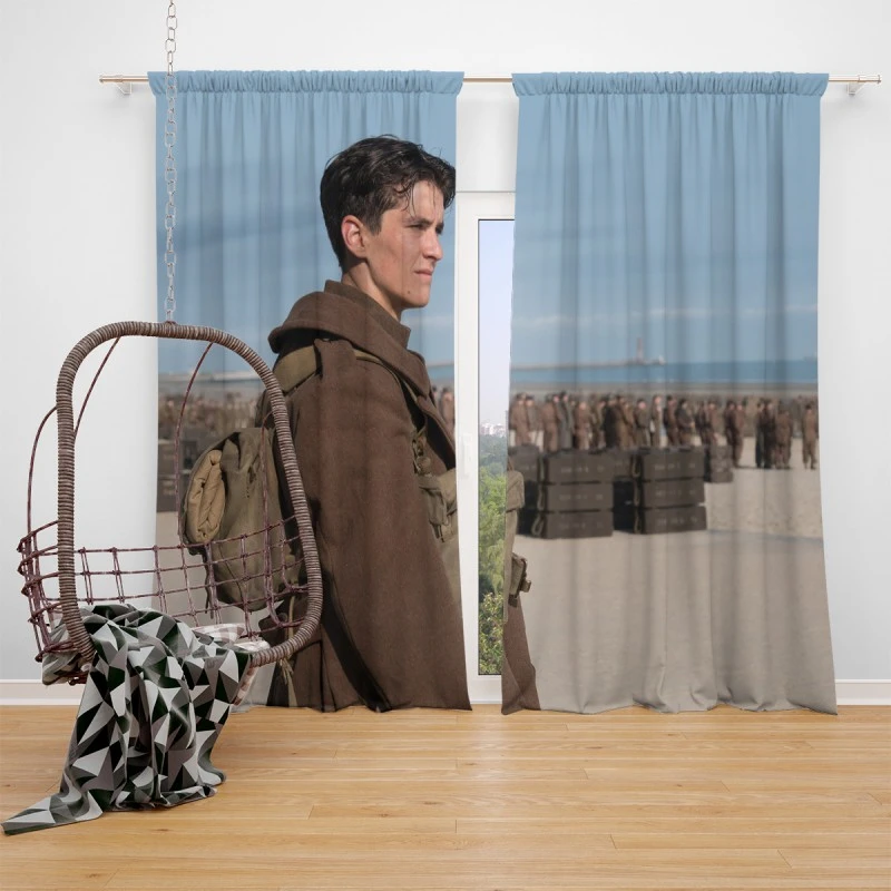 Dunkirk Movie Fionn Whitehead Window Curtain