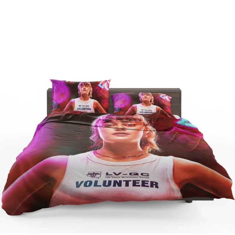 Ella Purnell As Kate Ward In Army Of The Dead Movie Bedding Set