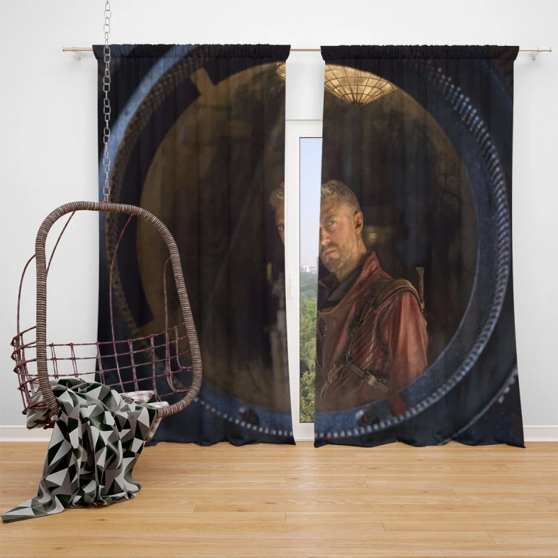 Guardians Of The Galaxy Vol 2 Movie Sean Gunn Window Curtain