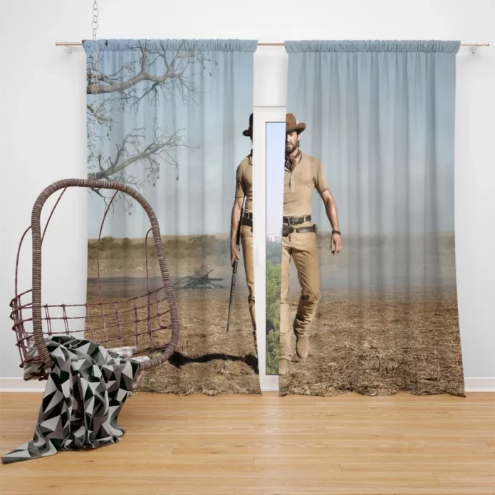 Hugh Jackman Drover In Movie Australia Window Curtain