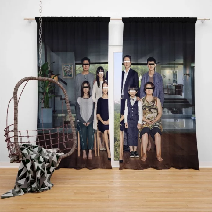 Parasite Movie Window Curtain