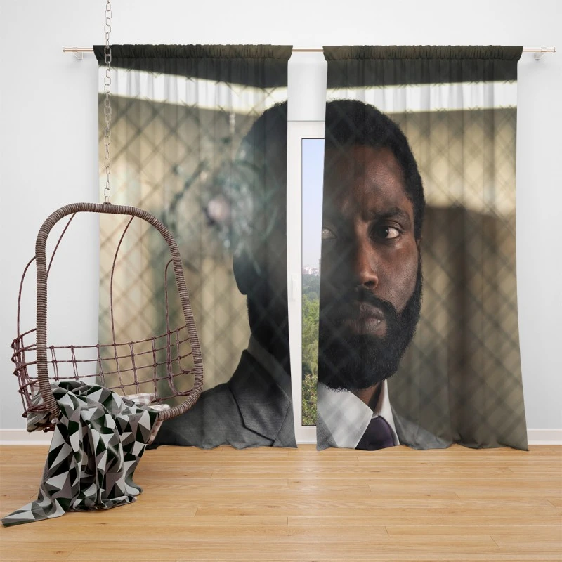 Tenet Movie Christopher Nolan Spy Thriller Window Curtain