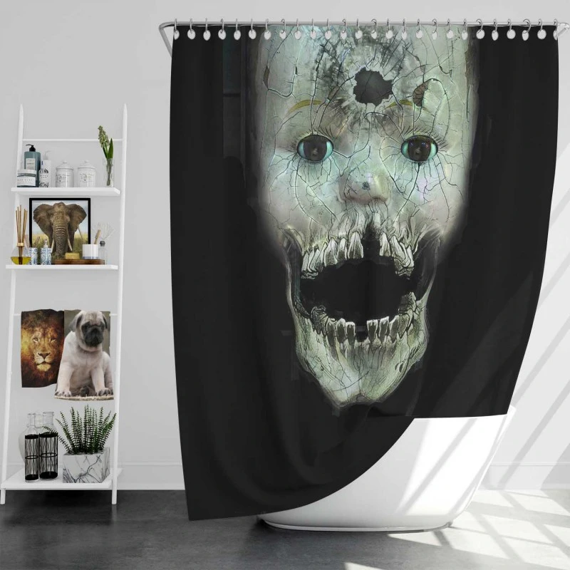 The Amityville Asylum Movie Bath Shower Curtain