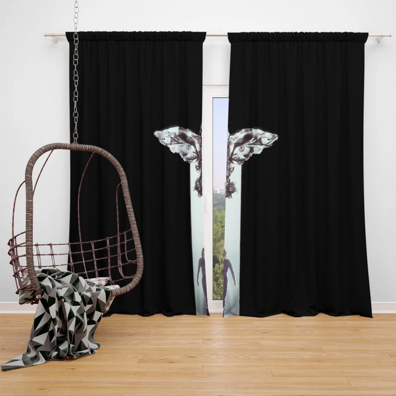 The Crow Movie Brandon Lee Window Curtain