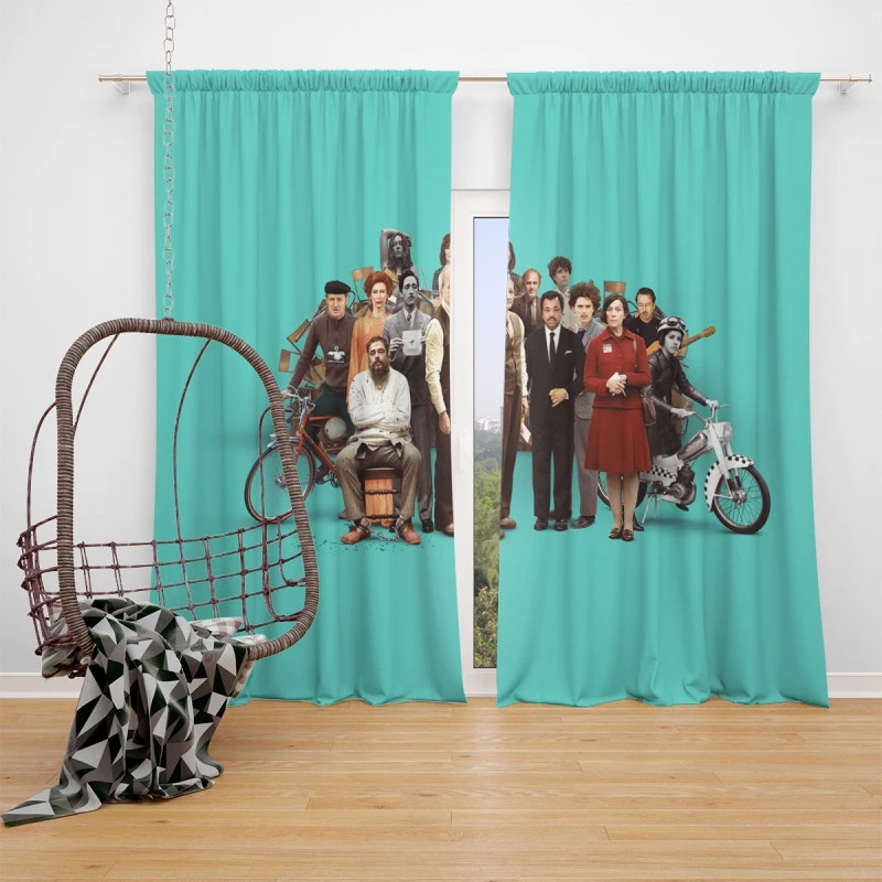 The French Dispatch Movie Window Curtain