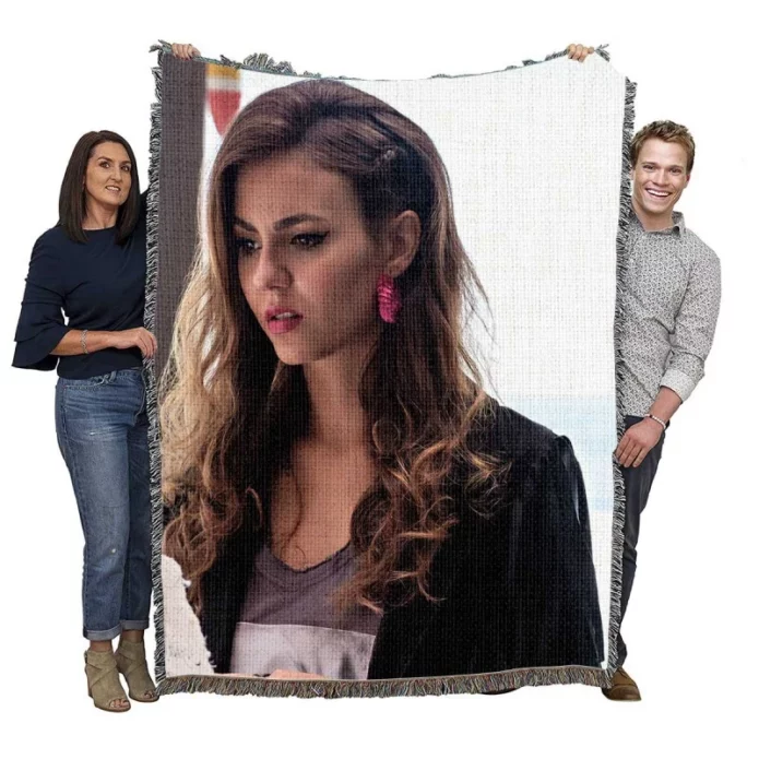 Afterlife Of The Party Movie Victoria Justice Woven Blanket