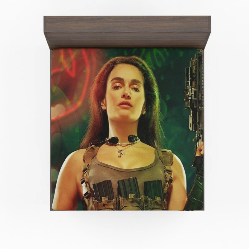 Ana De La Reguera As Maria Cruz In Army Of The Dead Movie Fitted Sheet