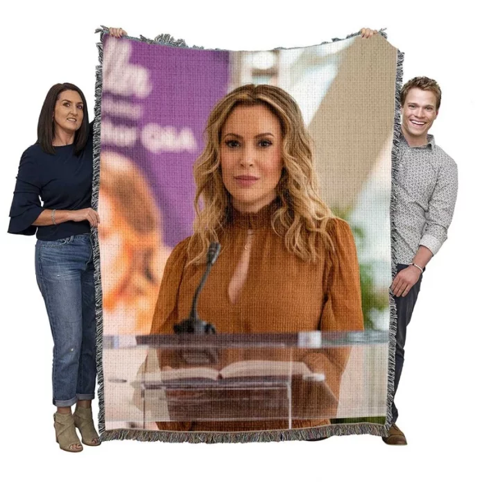 Brazen Movie Alyssa Milano Woven Blanket