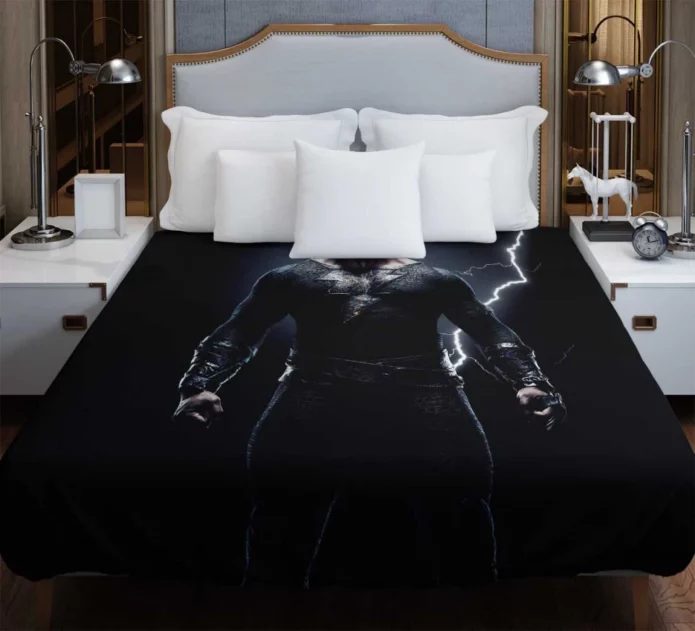 Dwayne Johnson In Black Adam DC Movie Duvet Cover