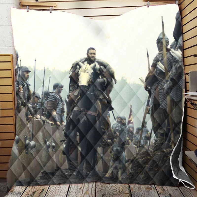 Gladiator Movie Russell Crowe Quilt Blanket