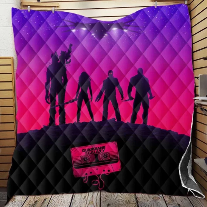 Guardians Of The Galaxy Movie Start Lord Quilt Blanket