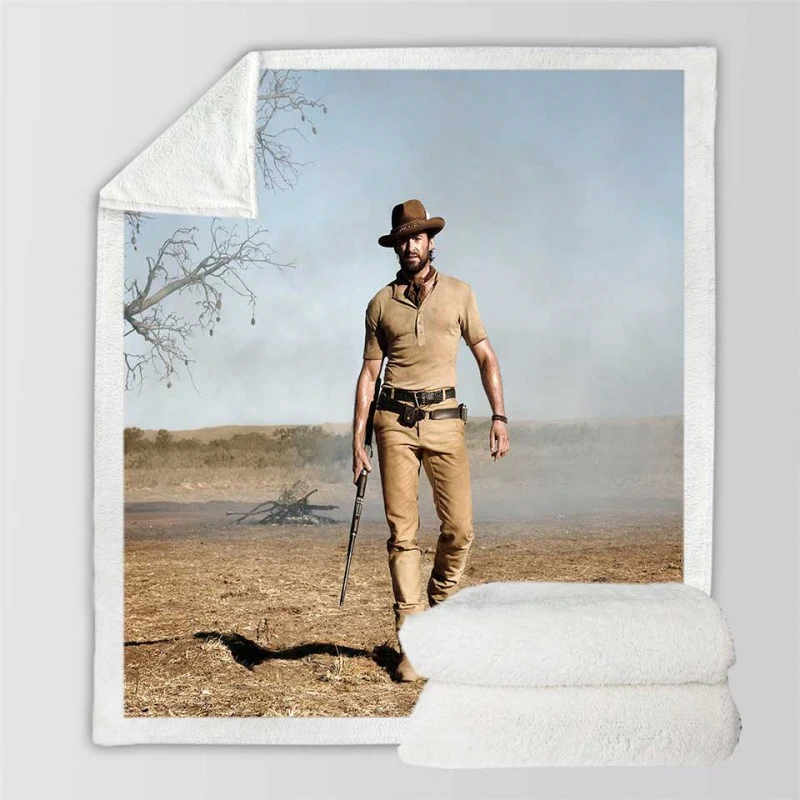 Hugh Jackman Drover In Movie Australia Sherpa Fleece Blanket
