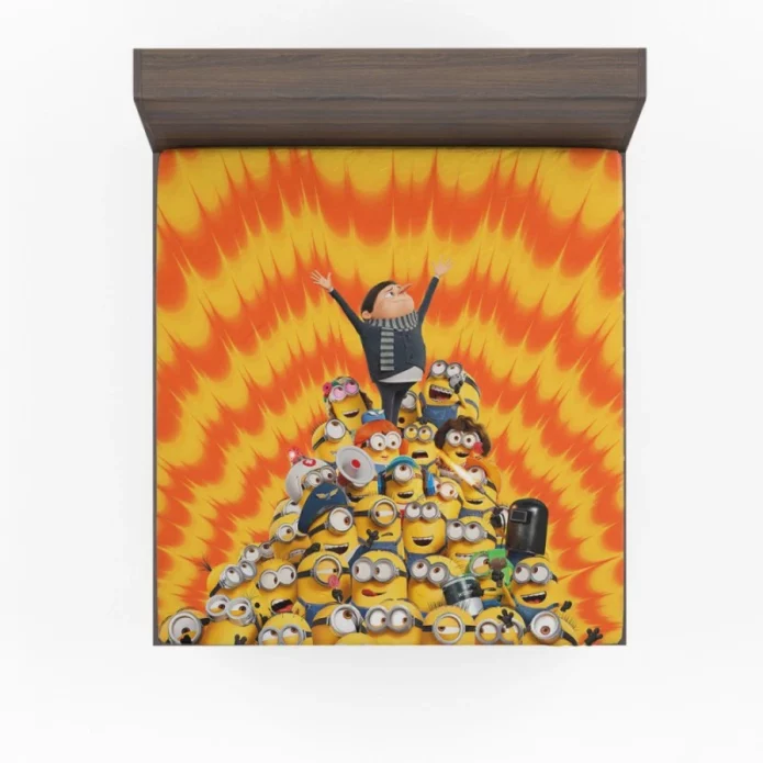 Minions The Rise Of Gru Kids Cartoon Movie Fitted Sheet
