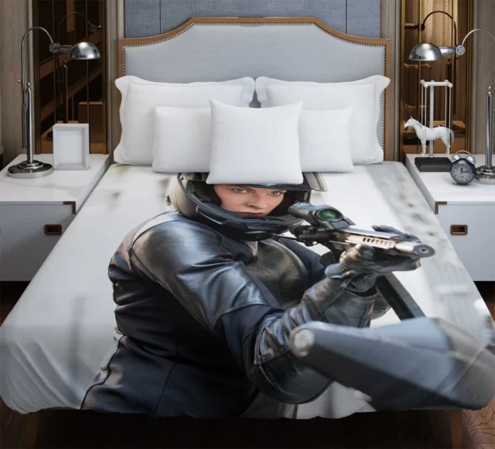 Mission Impossible Fallout Movie Ilsa Faust Rebecca Ferguson Duvet Cover