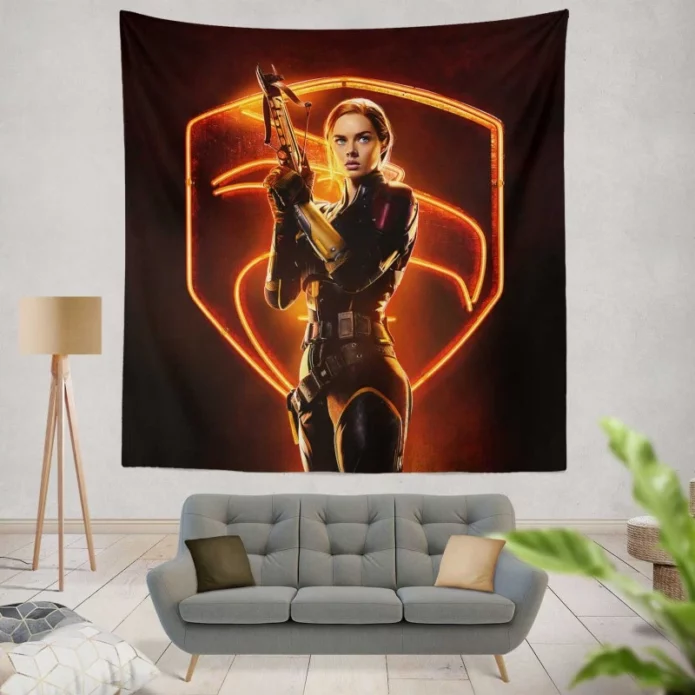 Samara Weaving As Scarlett In Snake Eyes GI Joe Movie Wall Hanging Tapestry